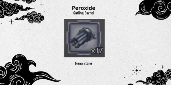 Beli Item Gatling Barrel | Peroxide Roblox Terlengkap dan Termurah Juli ...