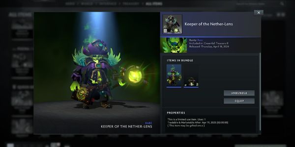 Buy Item Gift Pugna : Keeper of the nether-Lens ( bundle ) Dota 2 ...