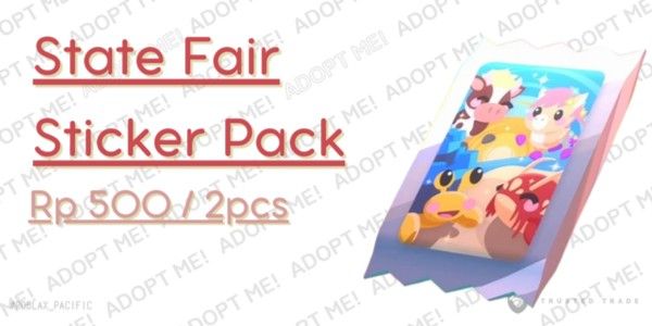 Buy Item State Fair Sticker Pack Adopt Me Sticker Adopt Me Roblox ...