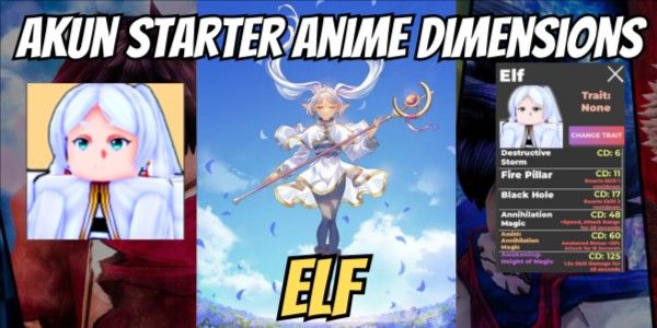 Beli Akun Akun Starter Anime Dimensions - Elf Roblox Terlengkap dan ...