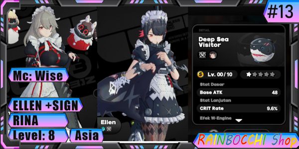 Beli Akun ELLEN SIGN weapon Deep Sea Visitor Zenless Zone Zero ...