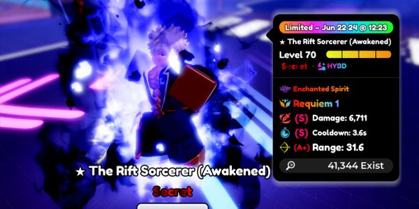 Buy Unit The Rift Sorcerer (Awakened)/ Gojo EVO/ Requiem 1 /S/S/A+ ...