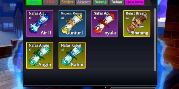 Buy Item wind breathing legendary - demon blade Roblox 2880396 | itemku