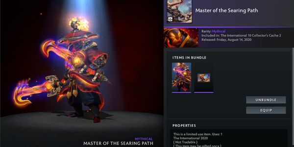 Beli Item Gift Master of the Searing Path (Bundle Ember Spirit ...