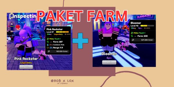 Buy Unit MIDAS TOUCH PINK ROCKSTAR (BOCCHI) + BLOOMY (BULMA) Anime ...