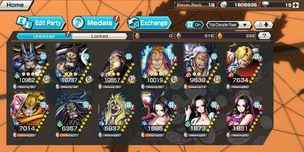 Beli Akun #18 2Ex Max Kaido Run + Kaido Deff Max + BF BF +Trio Boa On ...