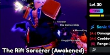 Beli Unit Gojo (The Rift Sorcerer) EVO Good Stats Anime Defenders ...