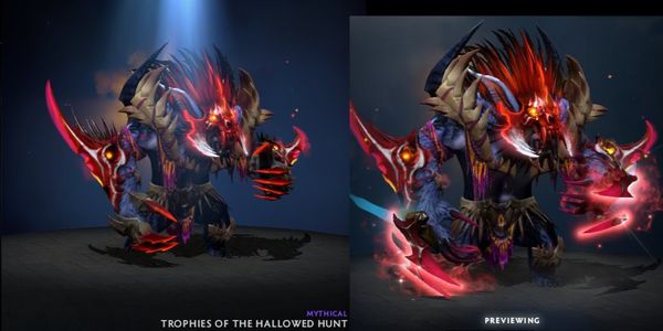 Beli Item Gift Trophies of the Hallowed Hunt (Ursa Set Diretide 2022 ...