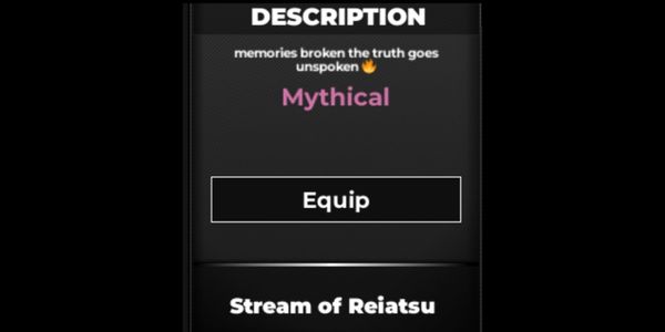 Buy Item Stream Of Reiatsu/Murasama | Type Soul Roblox 2851117 | itemku