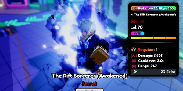 Buy Unit Secret The Rift Sorcerer (Awakened) EVO - Anime Defenders ...