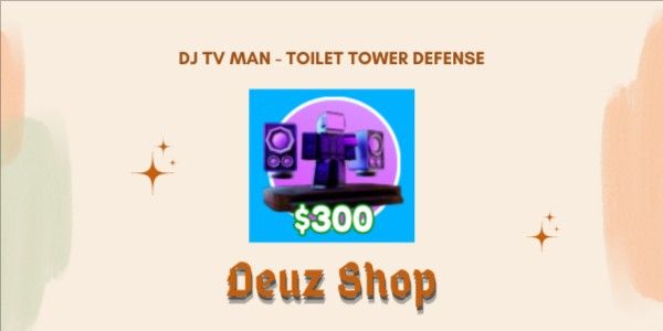Buy TV Man DJ TV Man - Toilet Tower Defense Toilet Tower Defense ...