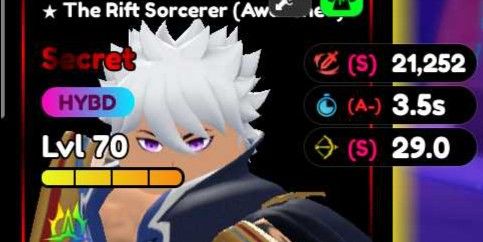 Buy Unit The Rift Sorcerer Almighty ( Awakened ) Anime Defenders Roblox ...