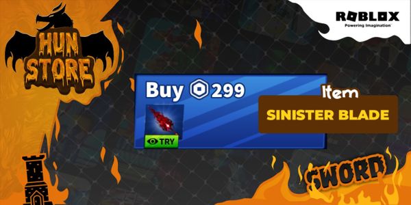 Buy Limited Swords Sinister Blade Blade Ball 2884755 | itemku