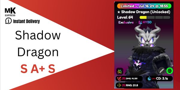 Buy Unit Almighty Shadow Dragon (God Stats) Anime Defenders Roblox ...