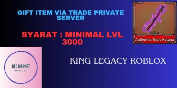 Buy Sword AUTHENTIC TRIPLE KATANA KING LEGACY King Legacy 2885289 | itemku