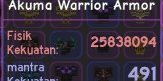 Buy Item Akuma warrior armor purple Roblox 2885663 | itemku