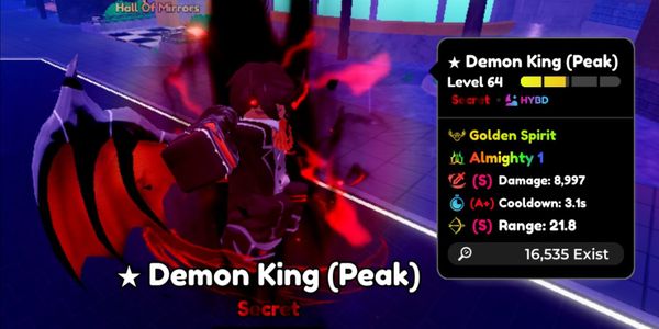 Buy Unit Almighty Demon King (Peak) - Anime Defenders Roblox Anime ...