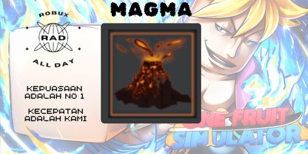 Buy Item MAGMA PERMANENT- ONE FRUIT SIMULATOR Roblox 2890078 | itemku