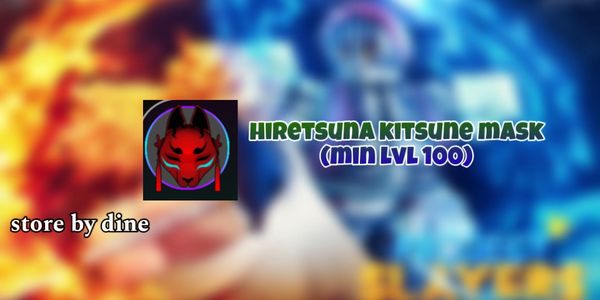 Buy Item Project Slayers - Hiretsuna Kitsune Mask Roblox 2889687 | itemku