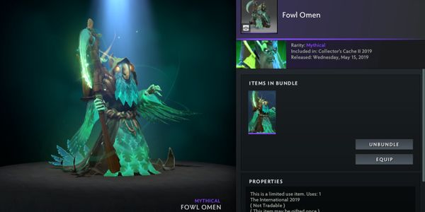 Beli Item Gift Fowl Omen (Necrophos Set) Dota 2 Terlengkap dan Termurah ...