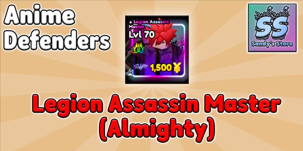 Beli Unit Almighty Legion Assassin Master - Anime Defenders Anime ...