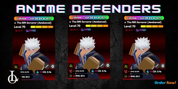 Buy Unit Almighty The Rift Sorcerer / Gojo (EVO) - Anime Defenders ...