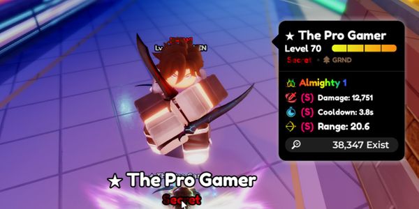 Buy Unit Secret The Pro Gamer ALMIGHTY (Evolve) SSS - Anime Defender ...