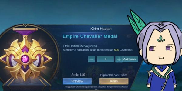 Buy Gift Item Empire Chevalier Medal Mobile Legends 2895612 | itemku