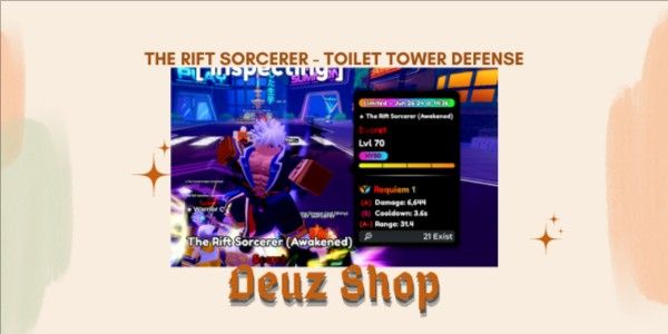 Buy Unit The Rift Sorcerer - Gojo - Anime Defender Anime Defenders ...