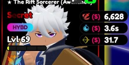 Buy Unit The Rift Sorcerer Requiem (Awakened) GOD STATS Anime Defenders ...