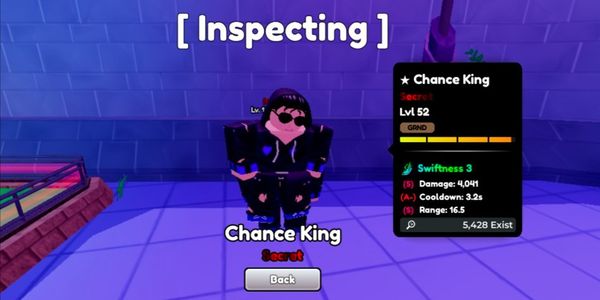 Beli Unit Chance King [Evo] - Anime Defenders Anime Defenders ...