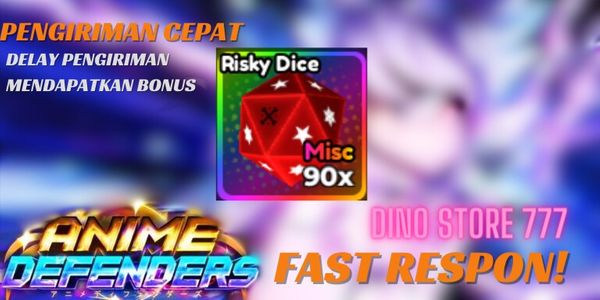 Beli Item Risky Dice - Anime Defenders Anime Defenders Roblox ...