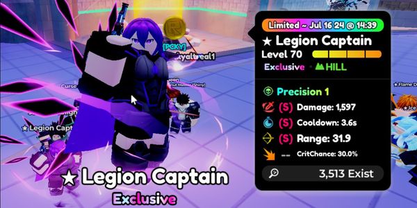 Buy Unit Legion Captain Evo | SSS Stats, Precision Trait Anime ...