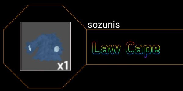 Buy Item [GPO] Law Cape Roblox 2854247 | itemku