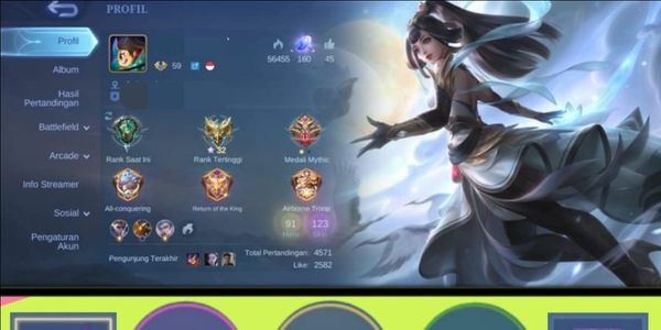 Beli Akun Smurf Epic Limit Guinevere Mobile Legends Terlengkap dan ...