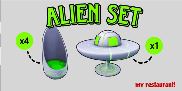 Buy Item Alien sets My Restaurant! 2854295 | itemku