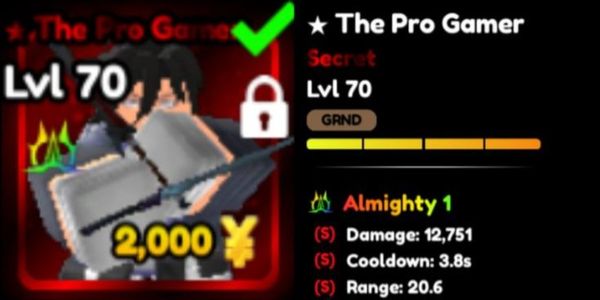 Beli Item Secret The Pro Gamer | Sung Jin Woo | Stat S S S | Almighty ...