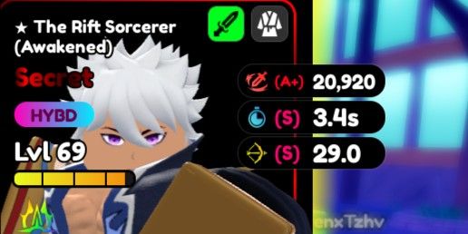 Buy Unit The Rift Sorcerer evo ALMIGHTY (GOJO) Anime Defender Anime ...