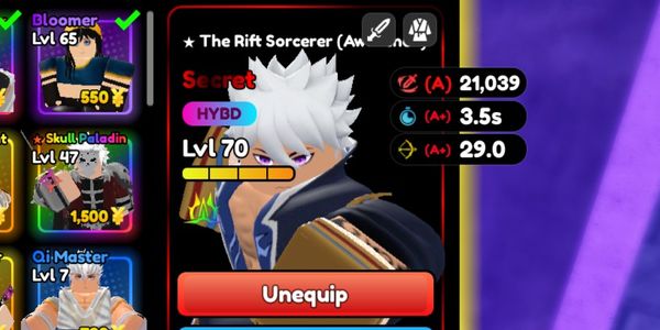 Buy Unit GOJO The Rift Sorcerer Almighty EVO (Awakened) Good Stats A A+ ...