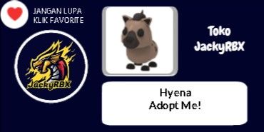Buy Pet Hyenas Adopt Me Trading Hub cheapest May 2026 | itemku