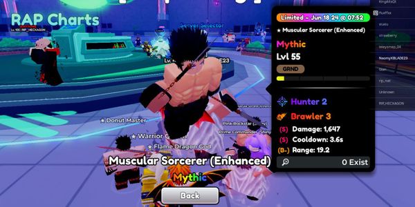 Buy Unit Muscular Sorcerer (STATS SSB)| Anime Defenders Anime Defenders ...