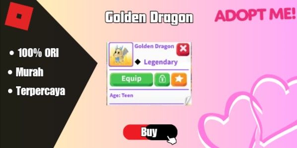 Buy Pet [ Golden Dragon ] Adopt Me Adopt Me Roblox Trading Hub 2863589 ...