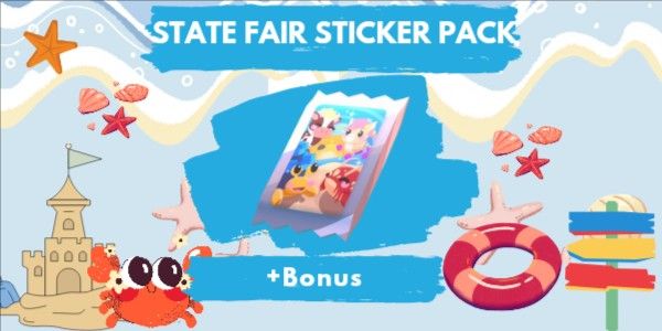 Buy Item State Fair Sticker Pack Summer State Fair 2024 + Bonus Adopt ...