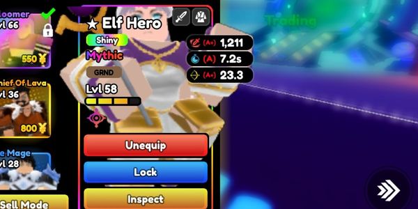 Buy Unit Shiny Elf Hero Bullseye Anime Defenders Roblox 2864551 | itemku