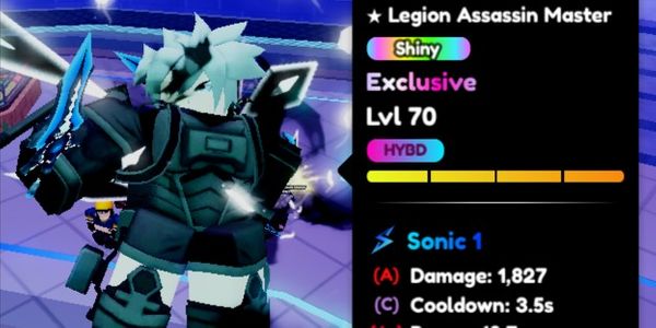 Buy Unit EXCLUSIVE SHINY LEGION ASSASSIN MASTER - Anime Adventures ...