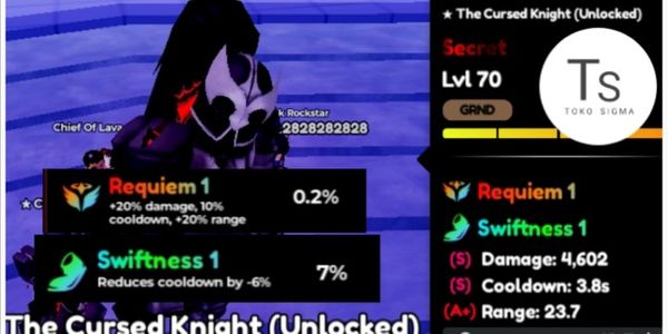 Buy Unit Igris/Cursed knight/The Cursed knight Secret - Anime Defenders ...