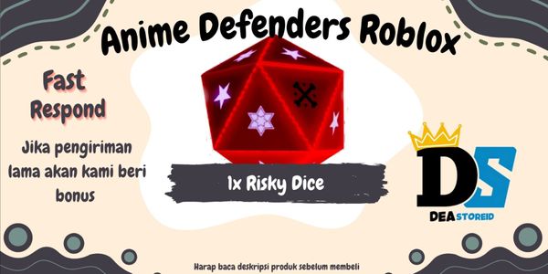 Buy Item 1x Risky Dice| Anime Defenders Roblox Anime Defenders Roblox ...