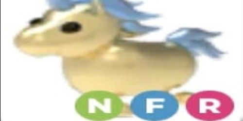 Beli Pet GOLDEN UNICORN NFR - ADOPT ME Adopt Me Roblox Trading Hub ...