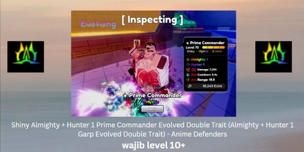 Beli Unit Shiny Almighty + Hunter 1 Prime Commander Evolved Double ...