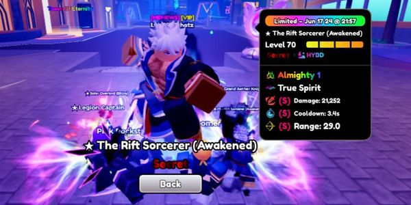 Buy Unit Gojo The Rift Sorcerer ALMIGHTY PERFECT STAT TRIPLE S Anime ...